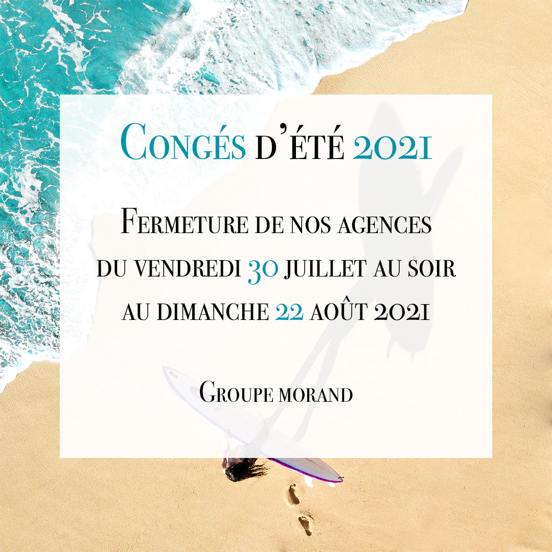 Congés d'été - Groupe Morand